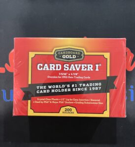 Card Saver 1 Semi Rigid Holder Box of 200 – KK Sportscards